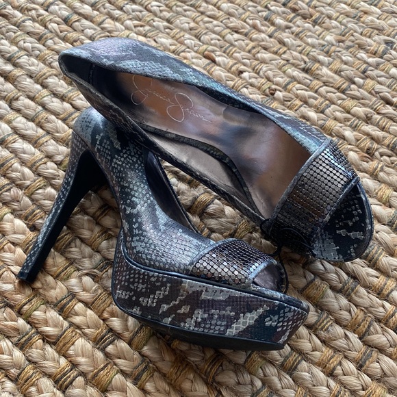 Jessica Simpson | Shoes | Jessica Simpson Jpterri Dark Pewter Metallic ...